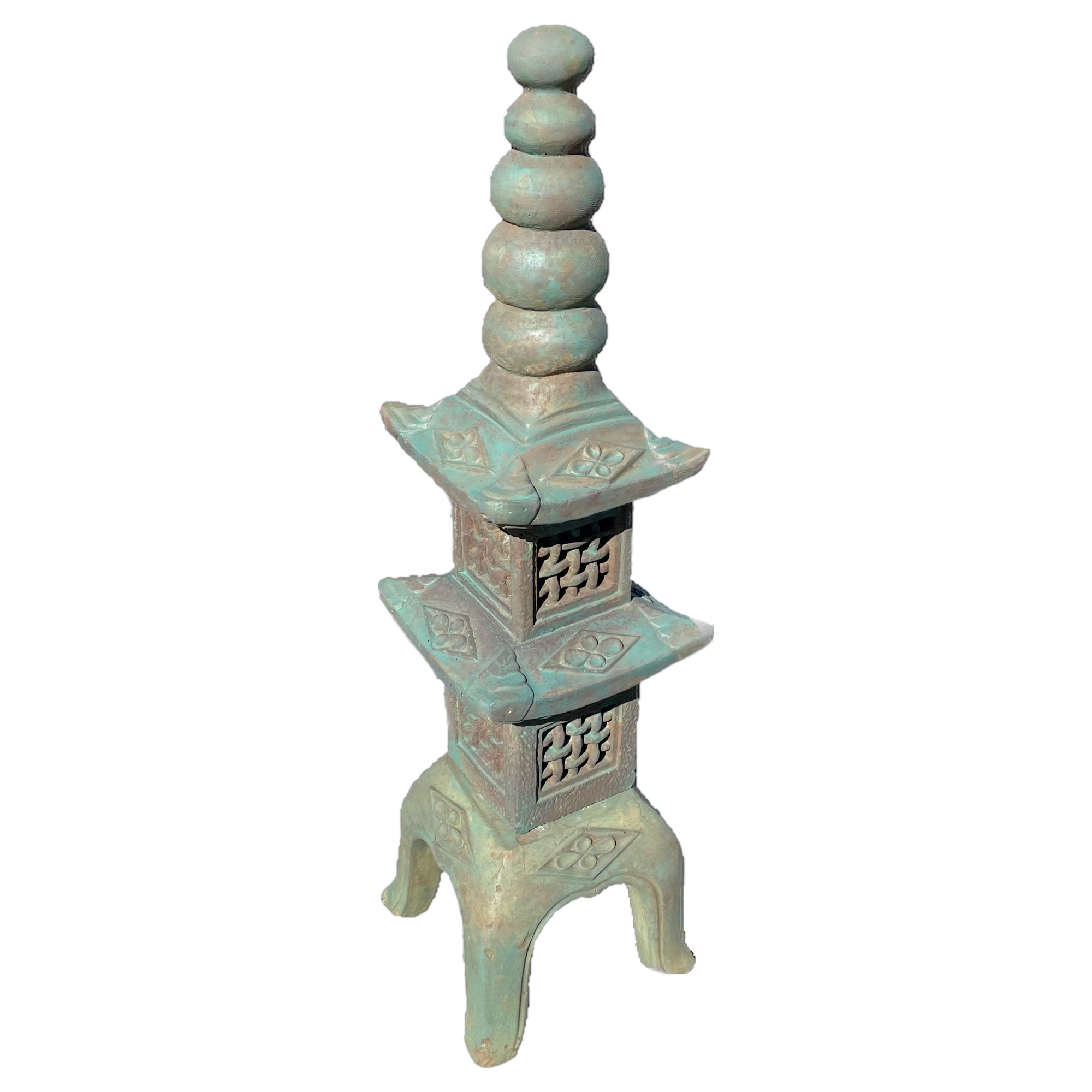 2 Tier Pagoda | Leo's Pottery Nursery